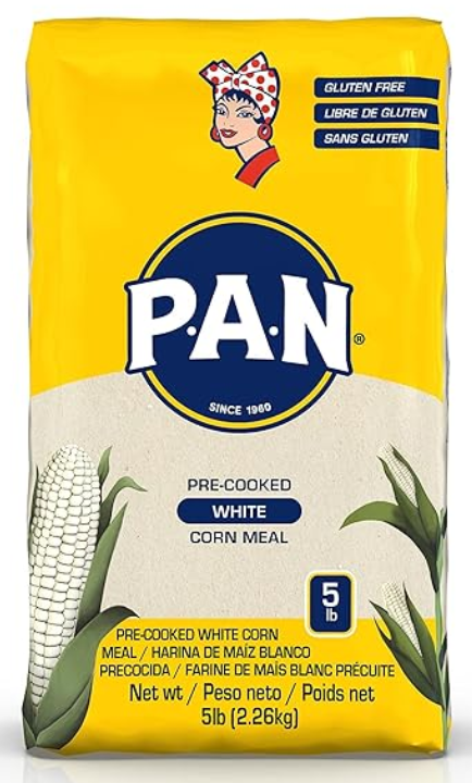 Harina Pan 5 LB - P.A.N. White Corn Meal (5 pound) | Paparepas ...